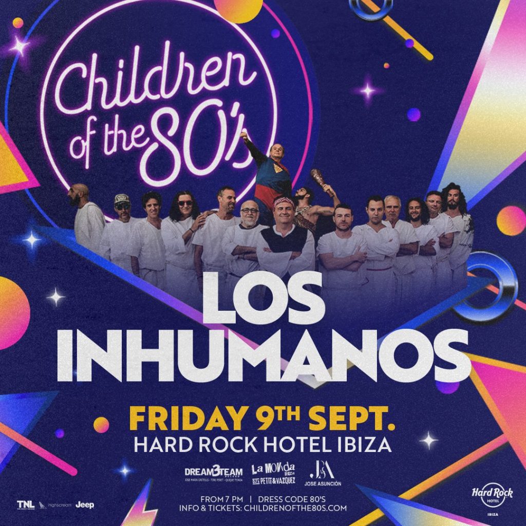 Concierto de Los Inhumanos en Children of the 80's